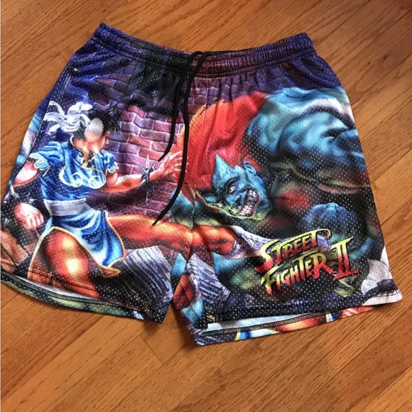 Chalk Line | Shorts | Chalk Line Street Fighter 2 Mesh Shorts | Poshmark